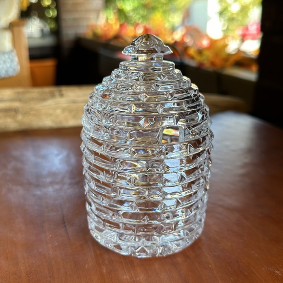 Bombay | Dining | Bombay Vintage Lead Crystal Beehive Honeypotjam Jar ...